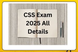 CSS Exam 2026 - Federal Public Service Commission